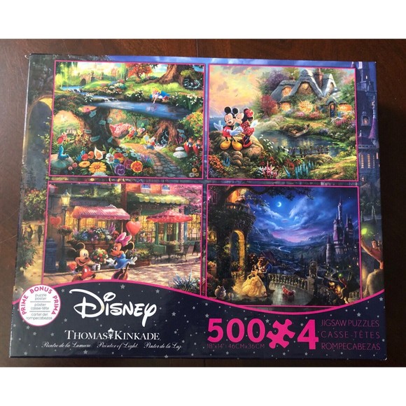 Disney | Games | 50 Piece Thomas Kinkade Disney Dreams 4 In Puzzle ...